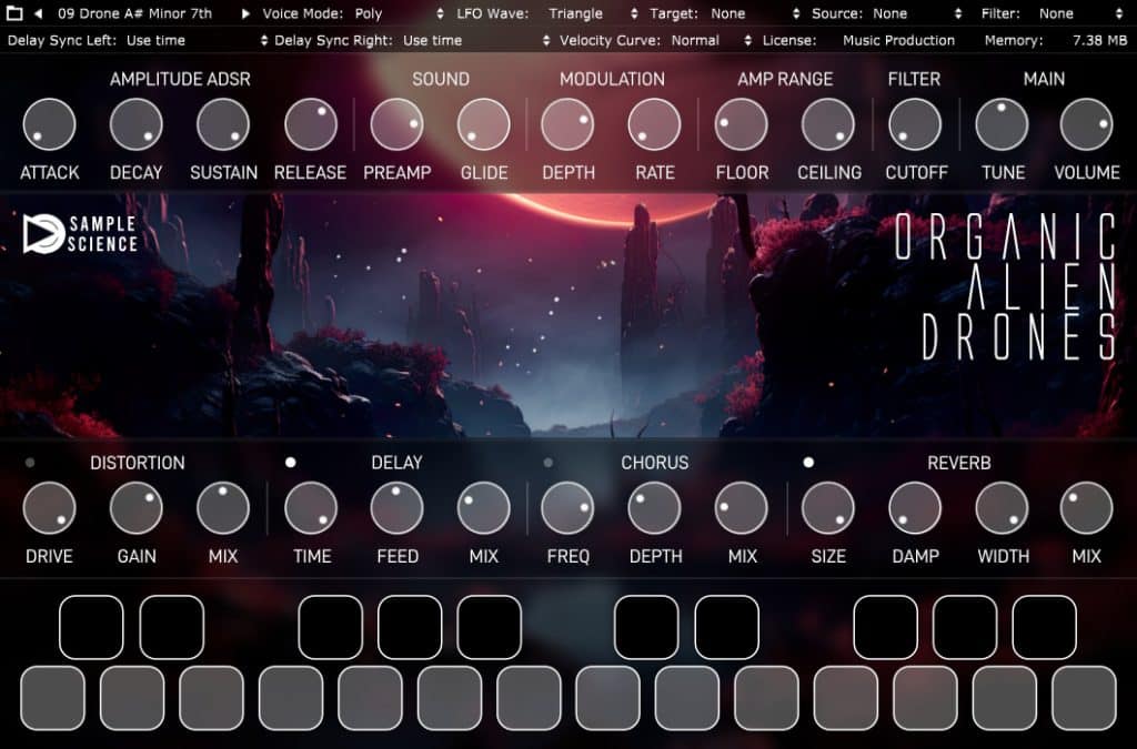 SampleScience Organic Alien Drones | Musixon Mag | Musixon